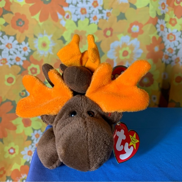 Ty | Toys | Ty Bundle Of 2 Chocolate The Moose Beanie Babies Beanie 1 ...